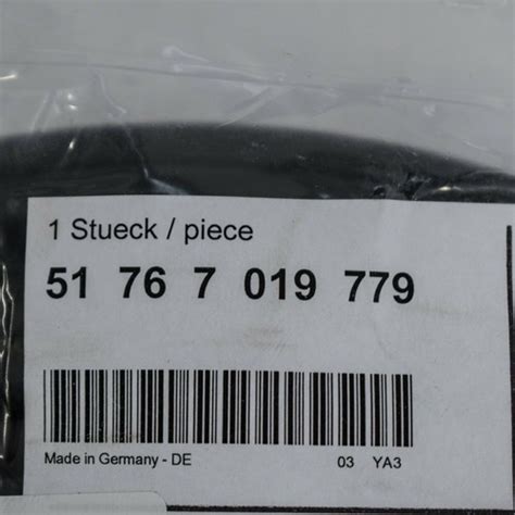Bmw 5 F10 Front Bonnet Hood Rubber Seal 51767019779 11 15 No Duty To 🇺🇸