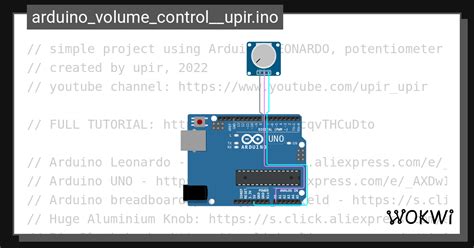 Arduino Volume Control O Copy Wokwi Esp32 Stm32 Arduino Simulator