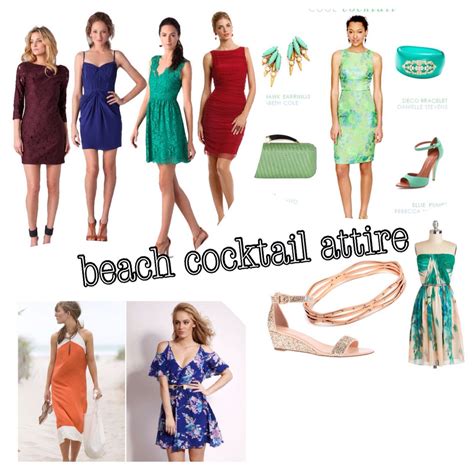 Beach Cocktail Attire For Guests Ceremony And Reception Beach