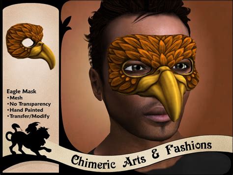 Second Life Marketplace Eagle Mask Brown