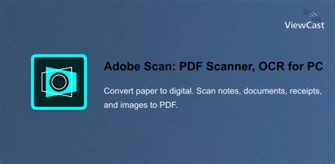 Download Adobe Scan PDF Scanner OCR For PC Windows Computer Download Adobe Scan PDF Scanner OCR For PC Windows Computer