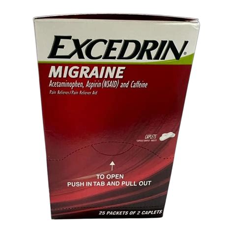 Excedrin Migraine 25 2 Ct Eagle Distribution