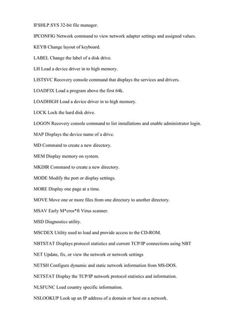 Windows Xp Command Prompt PDF