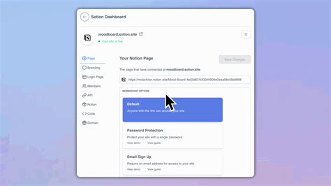 Securely Share Notion Template