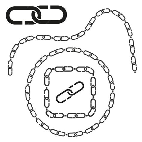 Premium Vector Chain Icons Link Icon Hyperlink Sign Interlink Signal Linking Symbol Vector