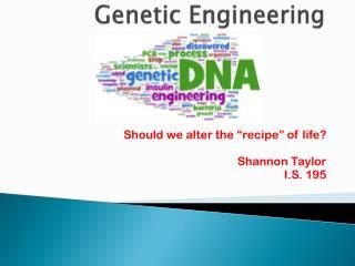 PPT Genetic Engineering PowerPoint Presentation Free Download ID 2398811