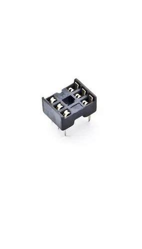 6pin 6pins Dil Dip Ic Socket Pcb Mount Connector Ic Base At Rs 0 48 Piece Ic Base In Thrissur