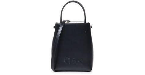 Chloé Mini Tote Bag In Blue Lyst