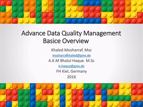 data quality management basic pdf databases computer software and