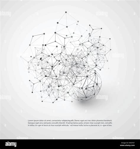 Black And White Modern Minimal Style Cloud Computingnetworks Structure