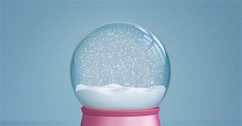 파란색 배경에 크리스마스 스노우 글로브 3d 렌더링 사진 Unsplash의 반사 이미지