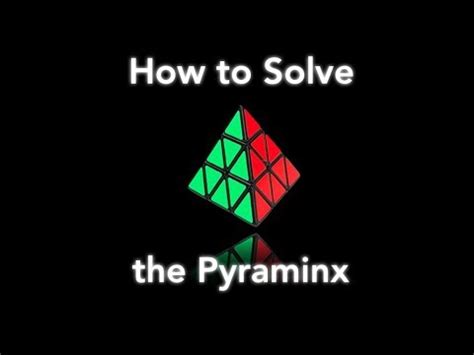 How To Solve The Pyraminx YouTube