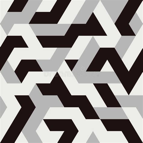 Abstract Triangle Seamless Pattern Soft Color Stock Vector Illustration Of Ornamental Green