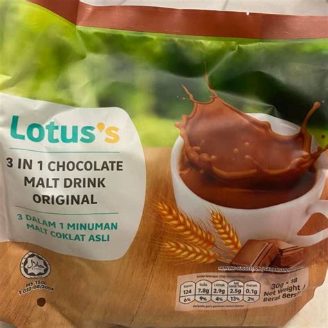 Wm Free Shipping Lotus 3in1 Chocomalt Original 18x30g Shopee Malaysia