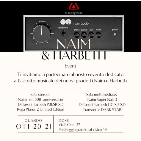 Evento Naim And Harbeth Dagostini Lab