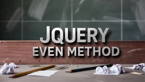 Jquery Even Method Codetofun Jquery Even Method Codetofun
