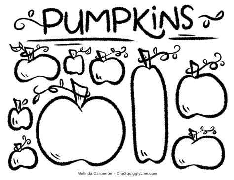 Pumpkin Patch Clip Art Black And White