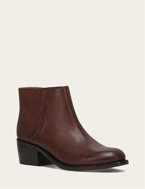 Womens Saddle Carson 2 Piping Booties The Frye Company