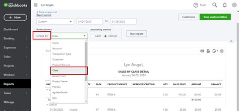 solved when pulling a report in quickbooks online how can i display
