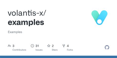 GitHub Volantis X Examples Examples