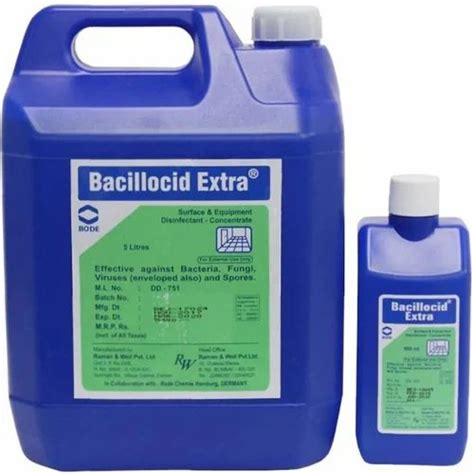 Liquid Bacillocid Extra 5 Liter Packaging Type Bottle At ₹ 3900piece