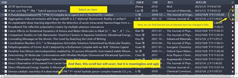 A Meaningless Horizontal Scrolling Bar Always Occurs When Selecting An Item · Issue 94