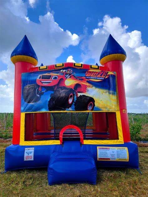 Blaze Bounce House Rental Party Rental Miami Nicky