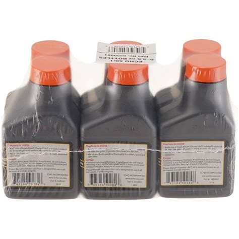 Two Cycle Oil Mix 50 To 1 Echo Power Blend Xtended Life 2 Cycle Engine