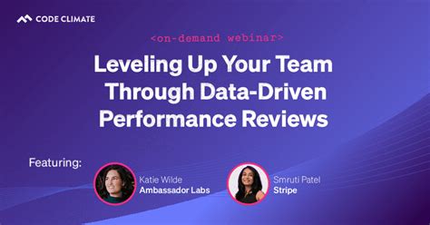 Leveling Up Your Team Through Data Driven Performance… Code Climate
