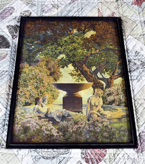 Maxfield Parrish 1928 House Of Art Golden Reveries Large Original Print 1784804289