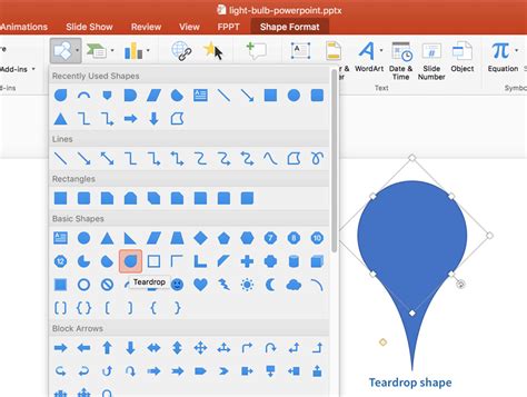 How To Draw A Light Bulb In PowerPoint