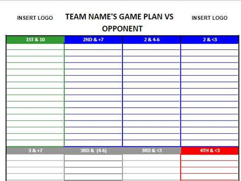 Offensive Call Sheet Etsy