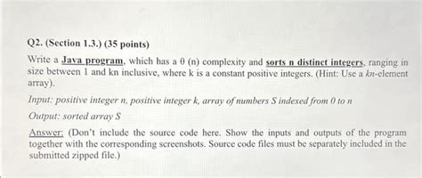 Solved Q2 Section 13 35 Points Write A Java Program