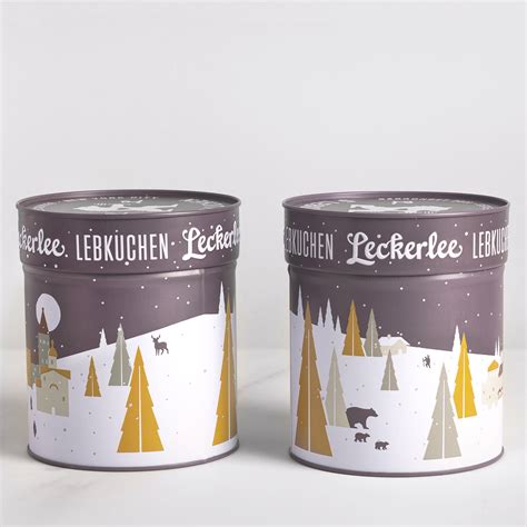 Silent Night Tin Christmas Cookie Tin