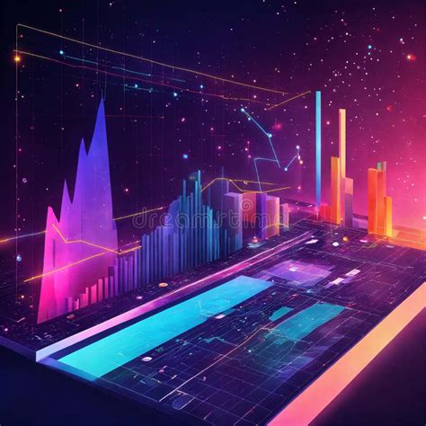 A Colorful Illustration Of A Graph With The Words Graph On It Stock