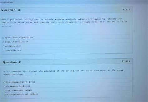 Solved Res13016stake Question 10 2 Pts The Organizational