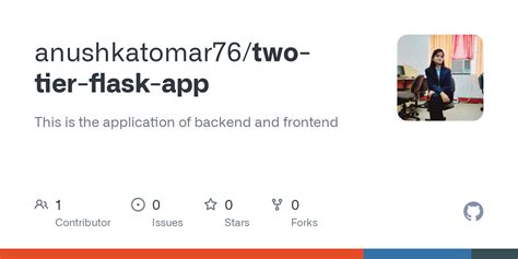 Github Anushkatomar76two Tier Flask App This Is The Application Of