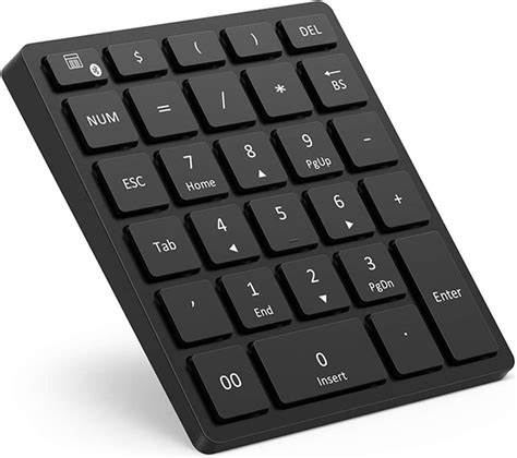Bluetooth Numeric Keypad For Laptop Mini Ultra Thin Key USB Number Pad Financial Accounting