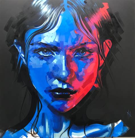Red And Blue Drawings