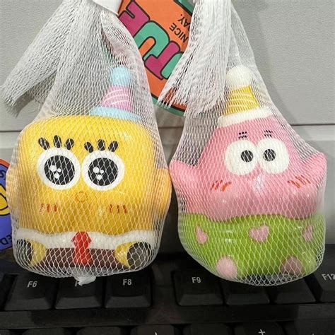Spongebob Patrick Star Squeeze Toy Funny Cute Cartoon Soft Elastic
