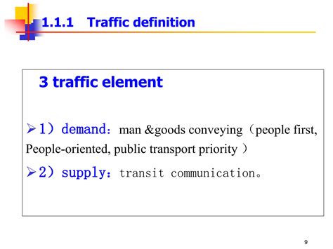 Introduction To Traffic Engineering Ppt