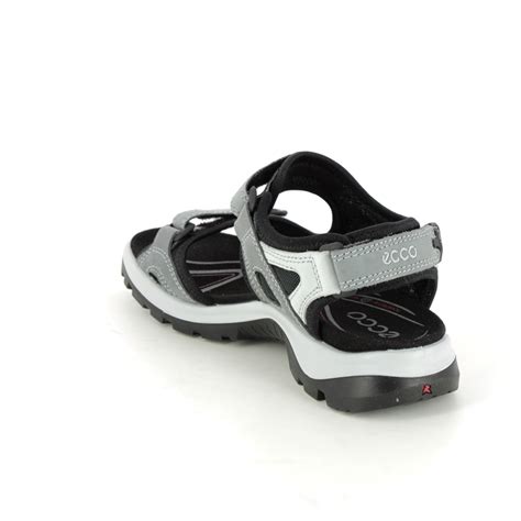 Ecco Offroad Lady Grey Nubuck Womens Walking Sandals 069563 02244