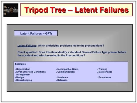 1 Tripod Beta Analysis Incident Reporting And Investigation Techniquespptx