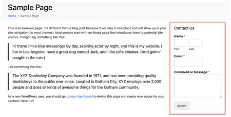 how to add a wordpress widget to a blog post or webpage