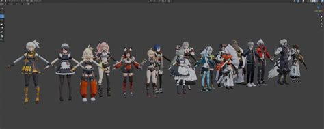 Zenless Zone Zero Character 3dmodel 正式リリースされた『ゼンレスゾーンゼロ』に登場するキャラクターの