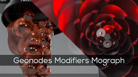 [blender assets] geonodes modifiers mograph blender market