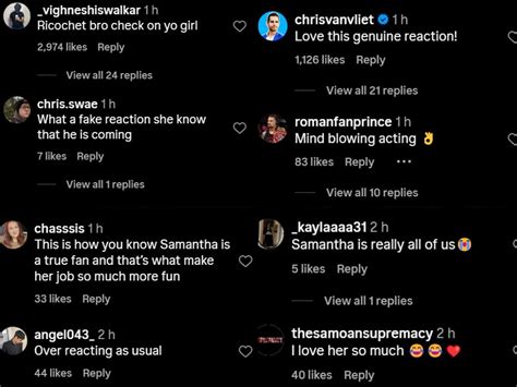 Ricochet Bro Check On Yo Girl Fans Go Wild As Samantha Irvin Almost Falls Out Of Her Chair