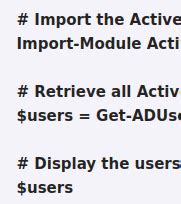 Active Directory Users Who Are Not Disabled