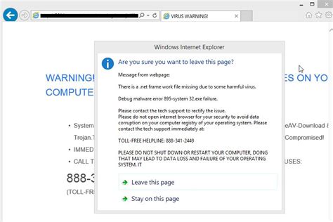 Remove Windows Virus Support Scam