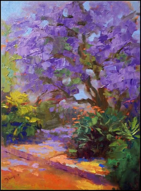 How To Paint A Jacaranda Tree In Acrylic At Willard Corey Blog